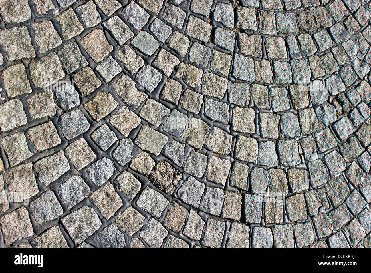 Cobble walkway texture as background Stock Photo - Alamy