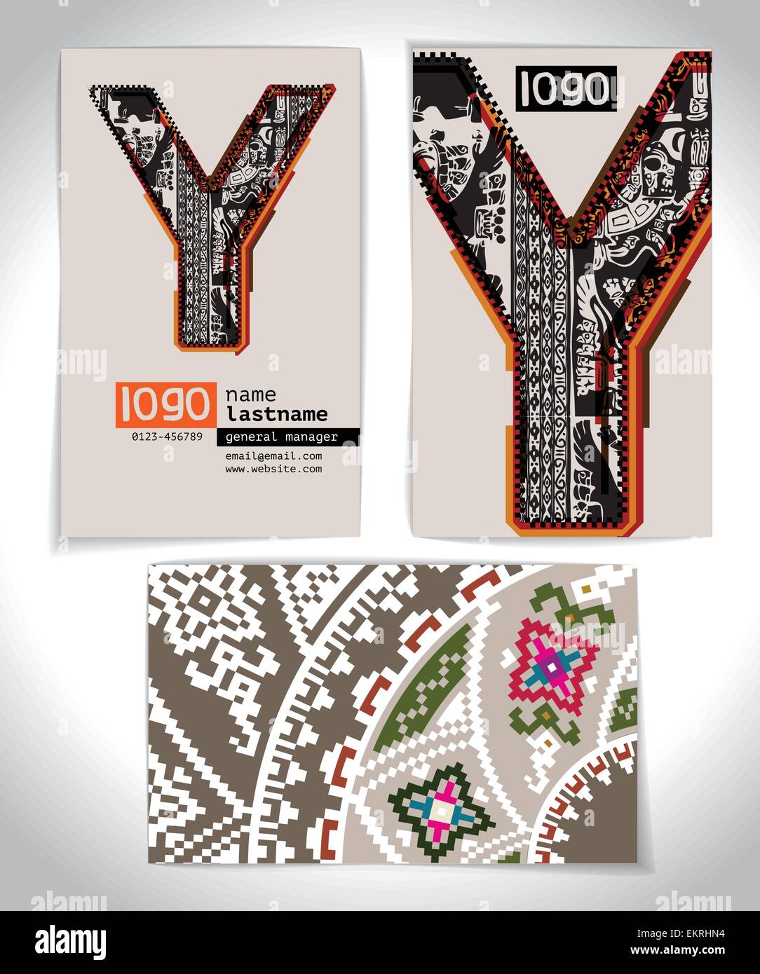 Y layout Stock Vector Images - Alamy