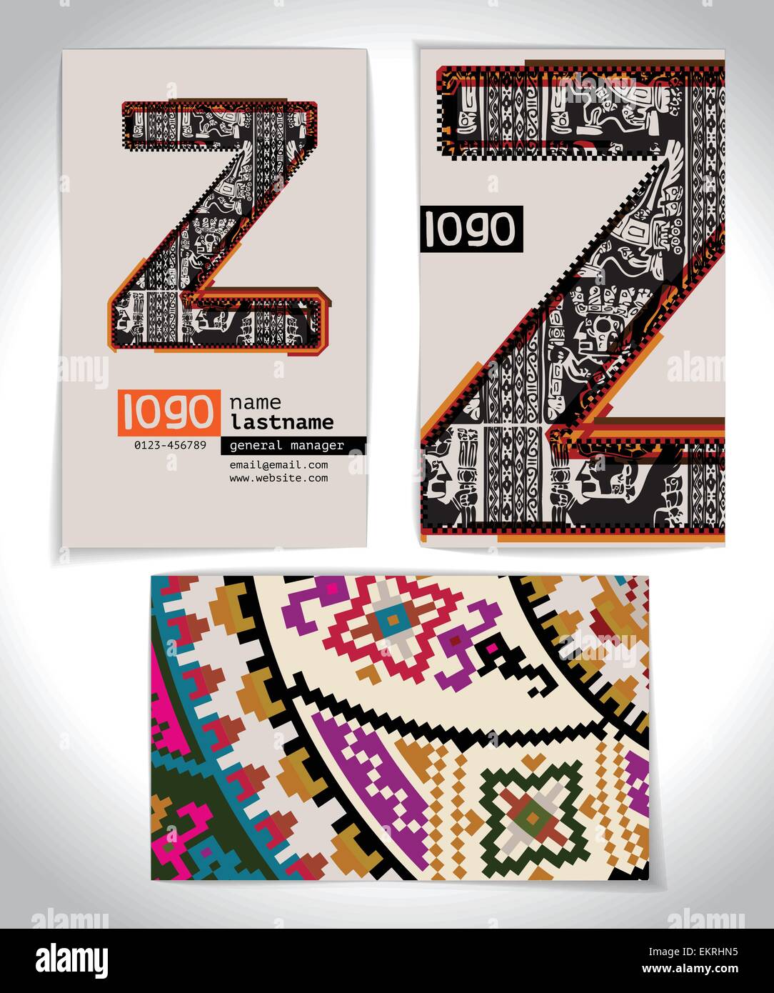 Z card Stock Vector Images - Alamy