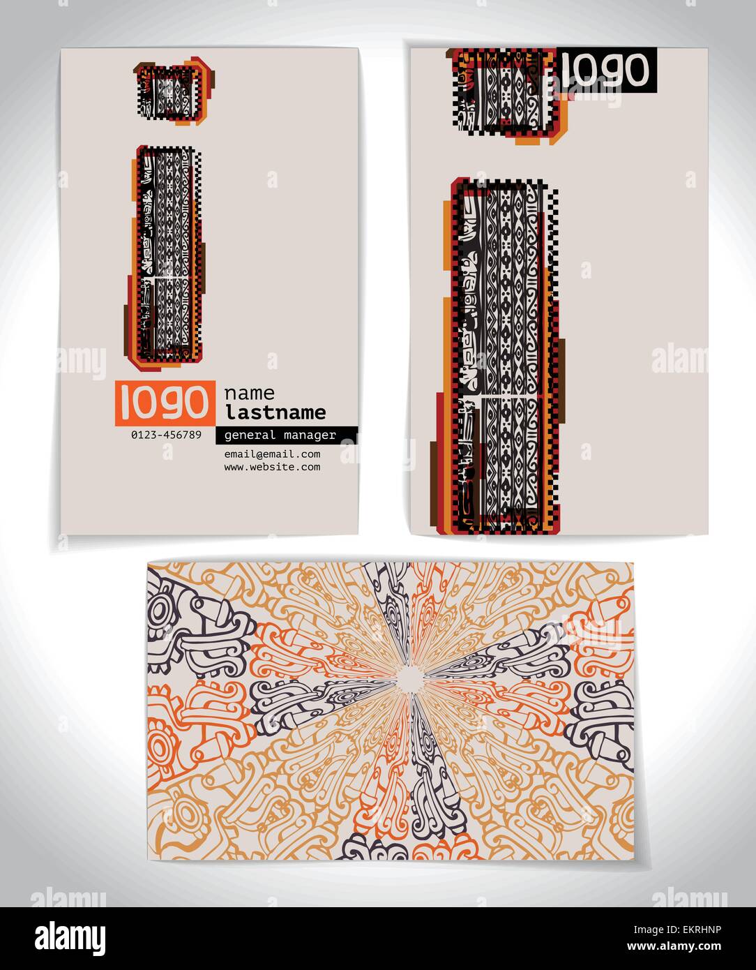 Ancient business card design hi-res stock photography and images - Alamy