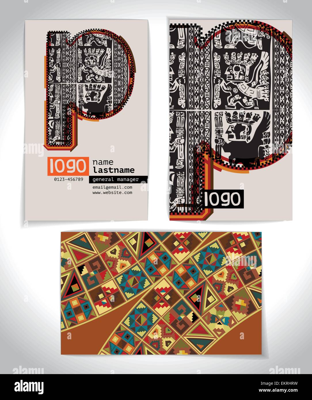 P card Stock Vector Images - Alamy