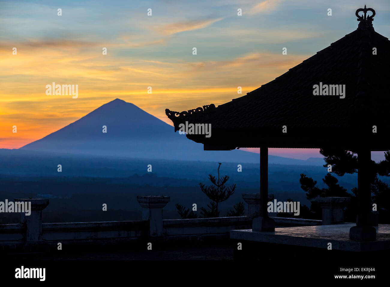 Volcano Agung, Bali, Indonesia Stock Photo - Alamy