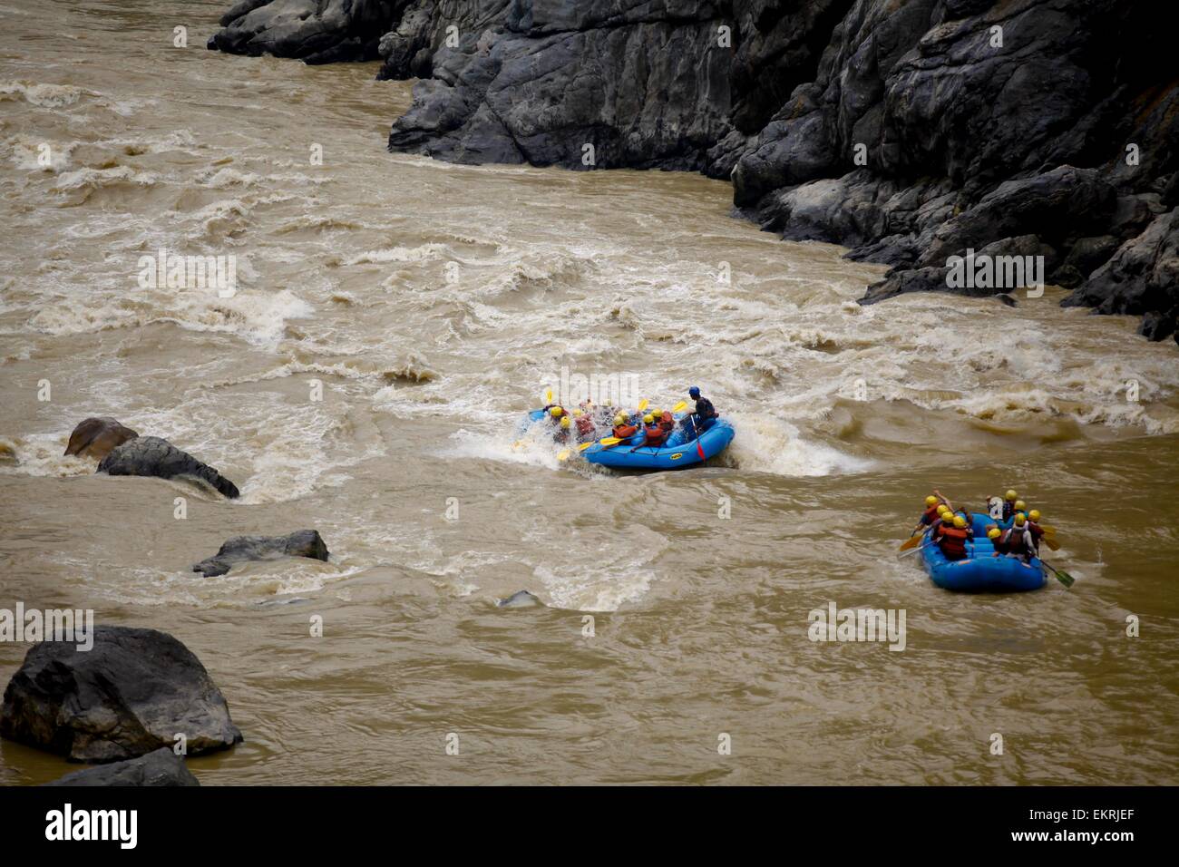 White water rafting in nepal hi-res stock photography and images - Alamy