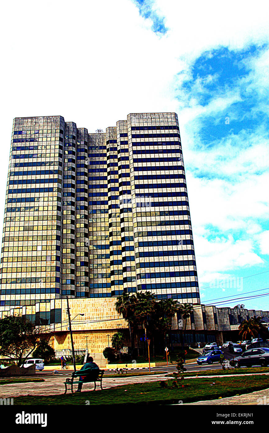 Modern buildings in Havana Stock Photo - Alamy