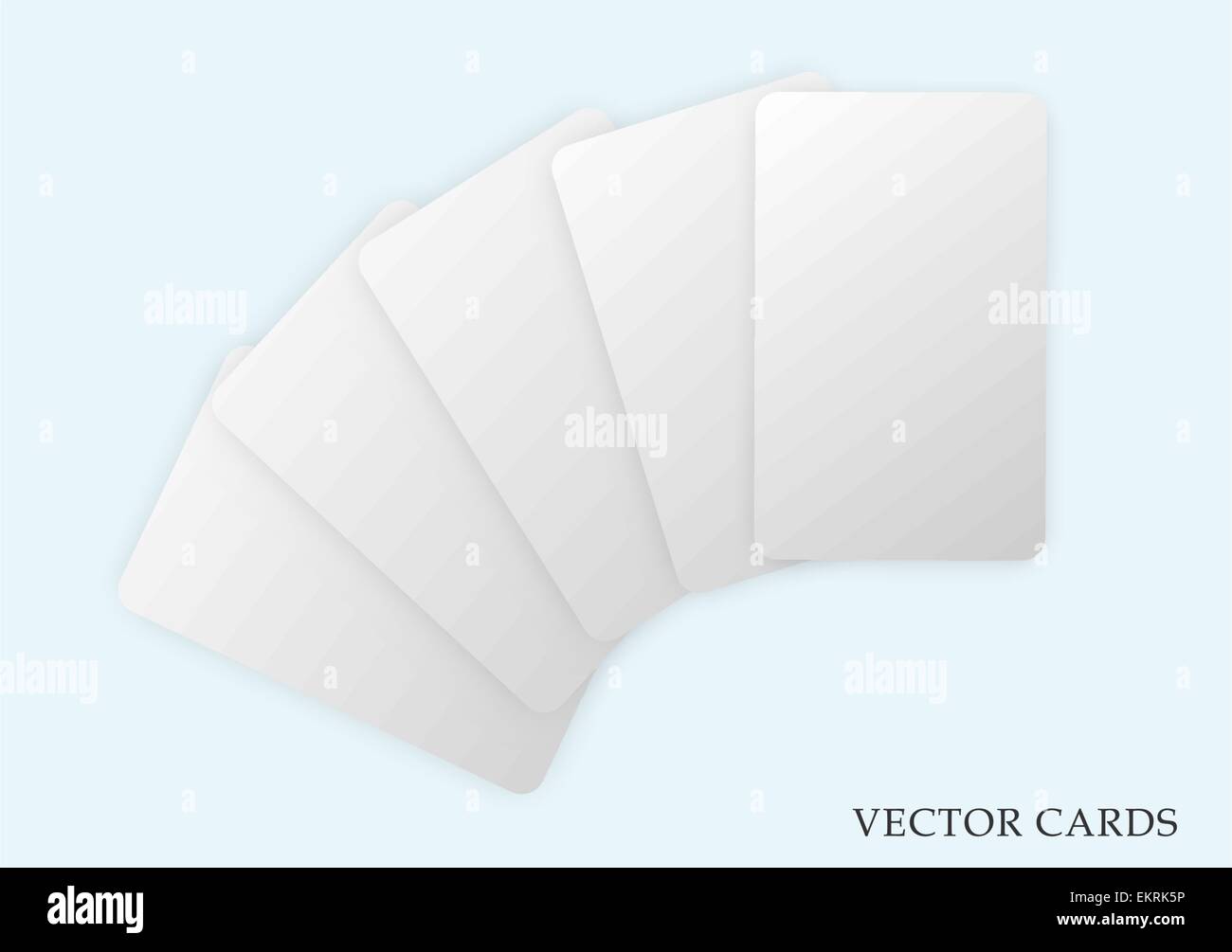 Shaded empty vector cards set on pastel background Stock Vector Image ...