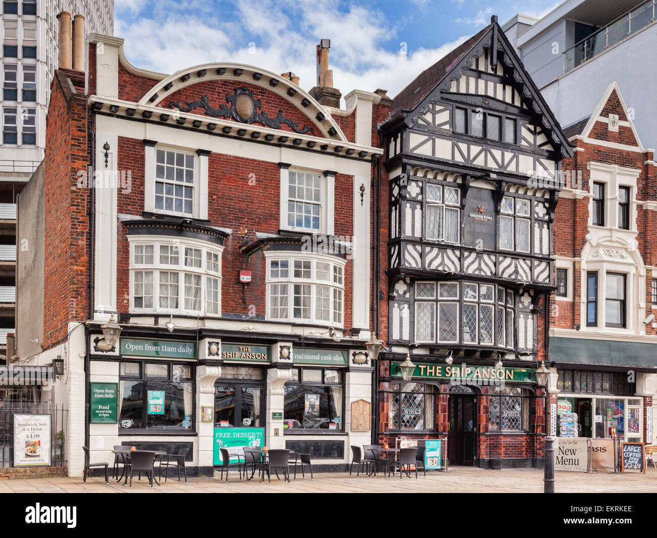 The Ship Anson Public House, The Hard, Portsmouth, Hampshire, England ...
