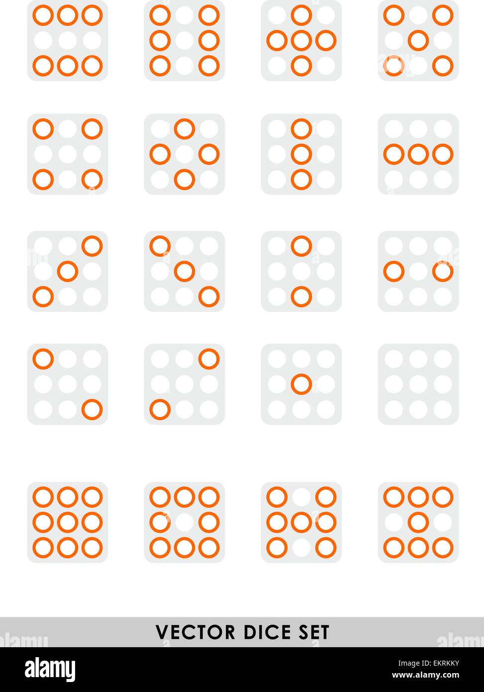 Vector dice set Stock Vector Image & Art - Alamy