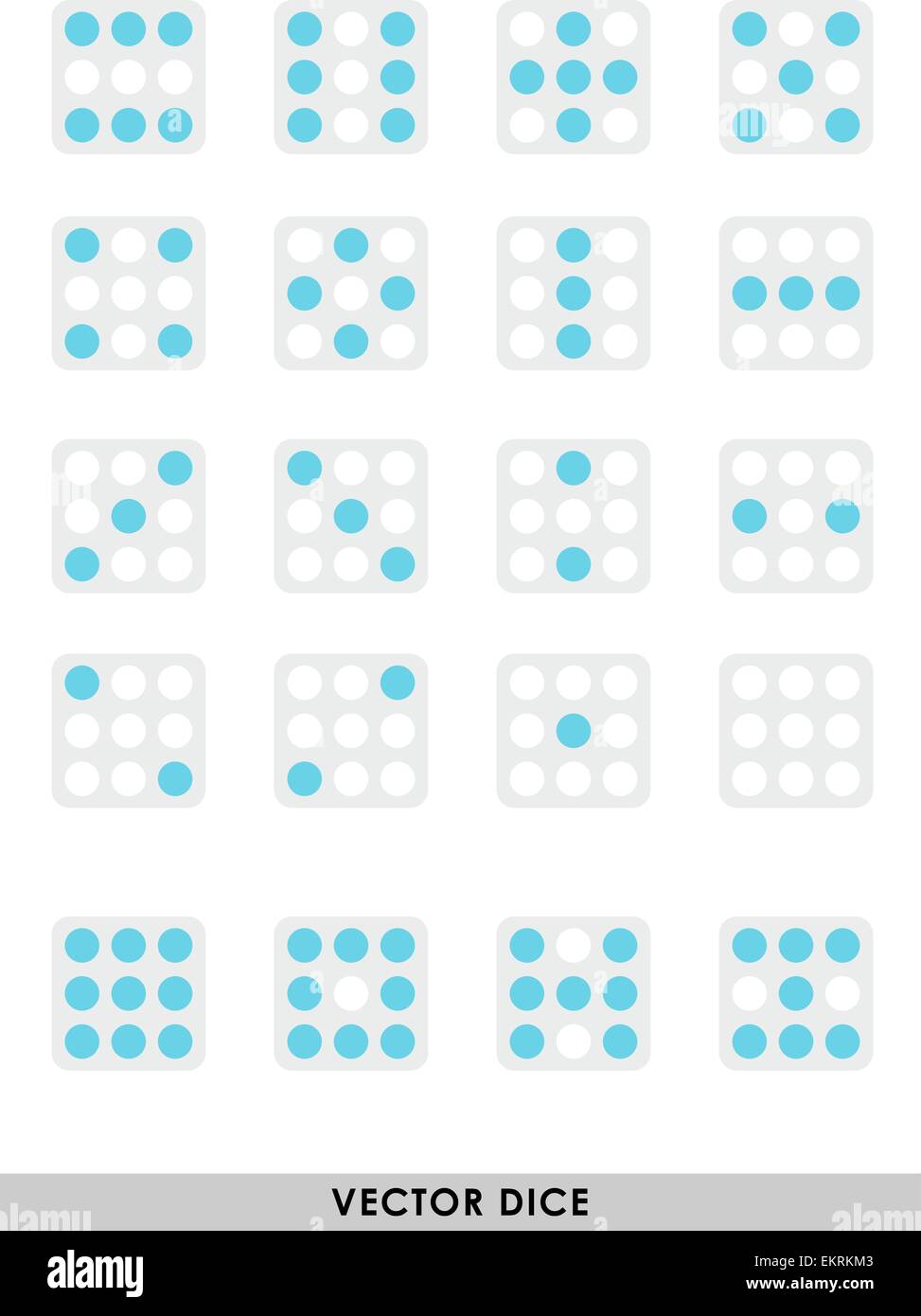 Vector dice set Stock Vector Image & Art - Alamy