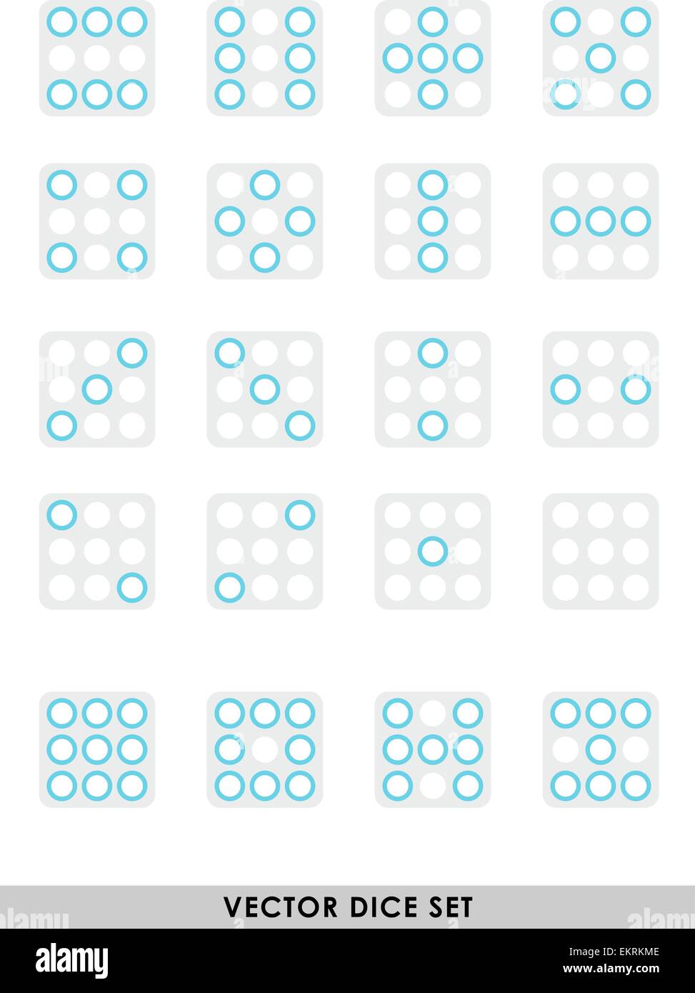 Vector dice set Stock Vector Image & Art - Alamy