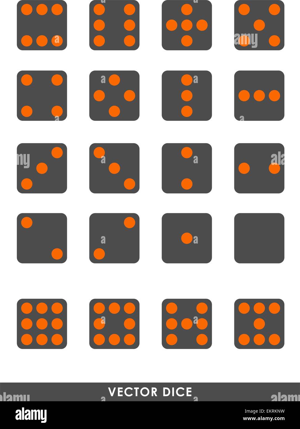 Vector dice set Stock Vector Image & Art - Alamy