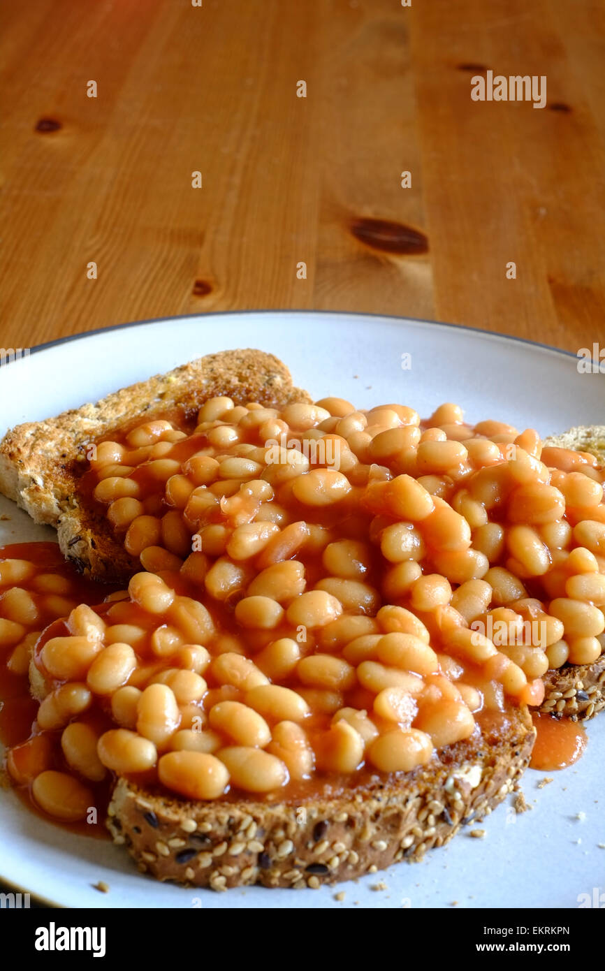 Beans on Toast Stock Photo - Alamy
