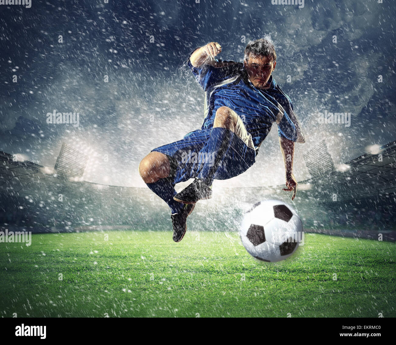 Lightning striking man hi-res stock photography and images - Alamy