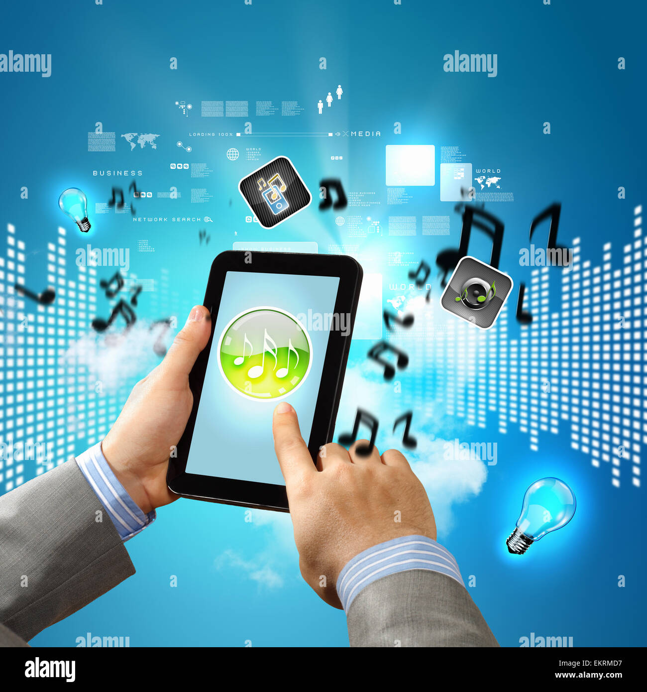 Close-up of hands holding tablet pc Stock Photo - Alamy