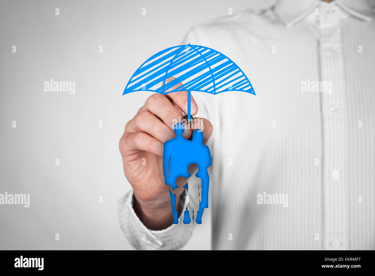 Insurance broker man silhouette hi-res stock photography and images - Alamy
