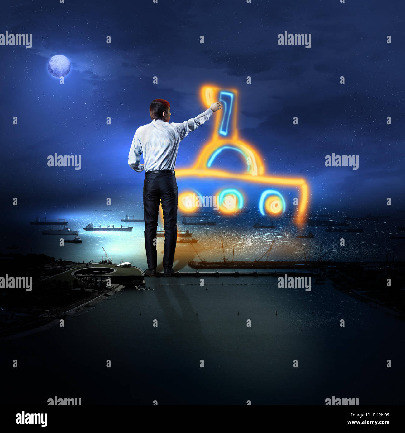 Submarine drawing hi-res stock photography and images - Alamy