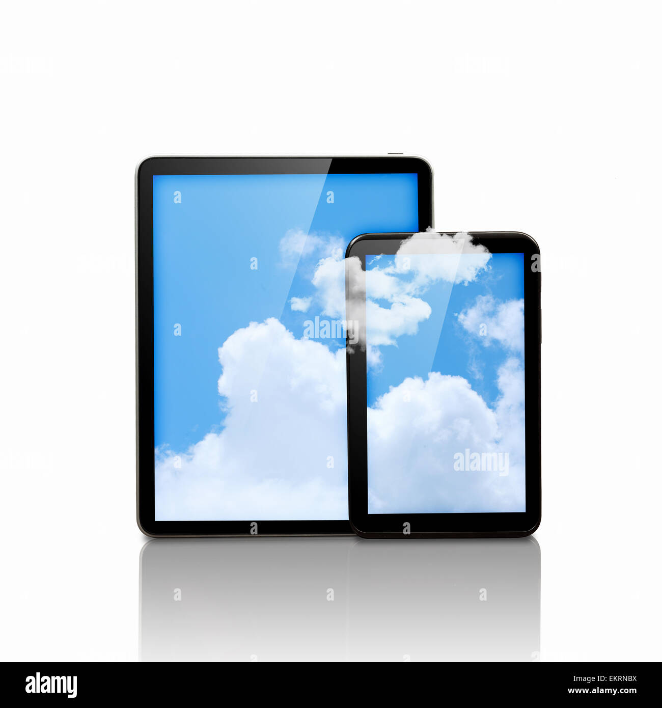 Set of two computer devices Stock Photo - Alamy