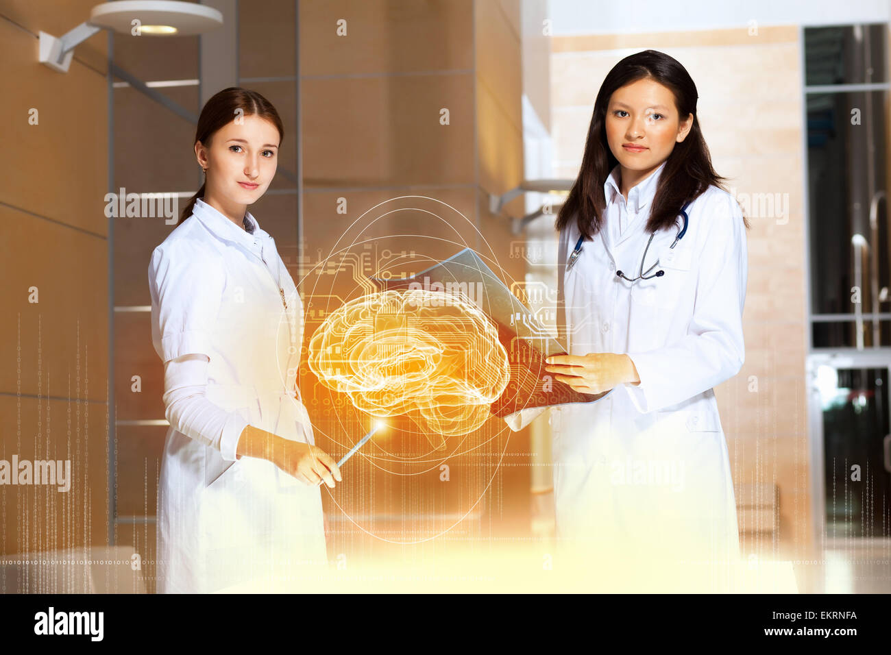 Two women doctors Stock Photo - Alamy