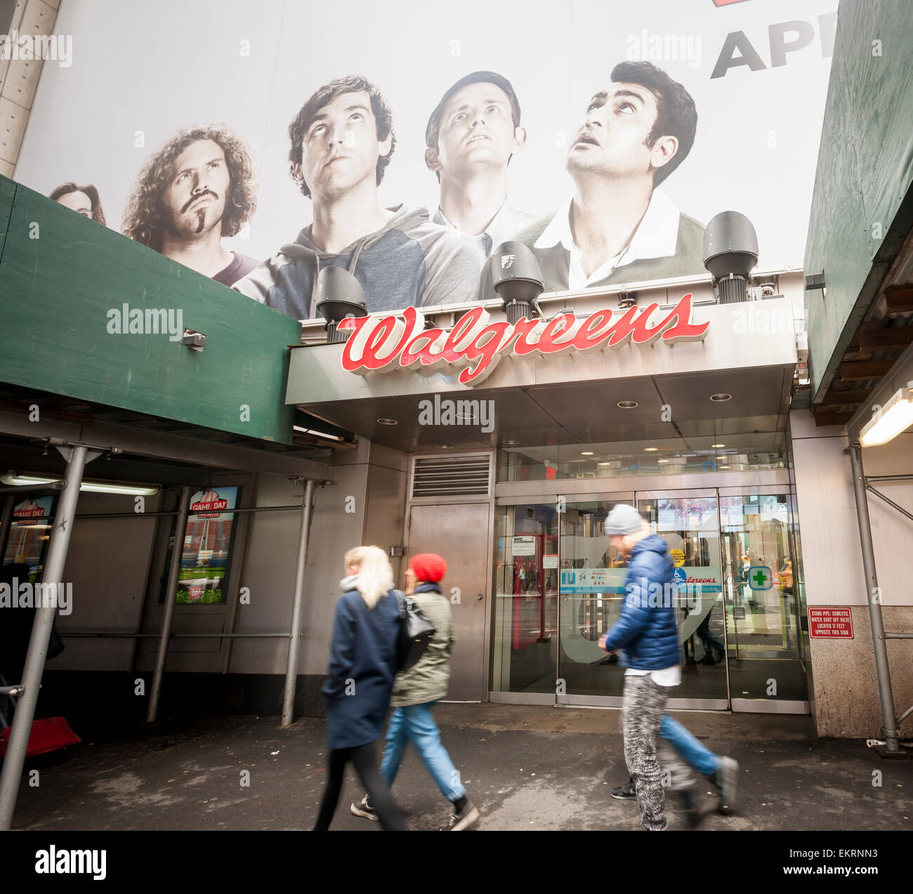 The Walgreens drug store at One Times Square in New York is seen on ...