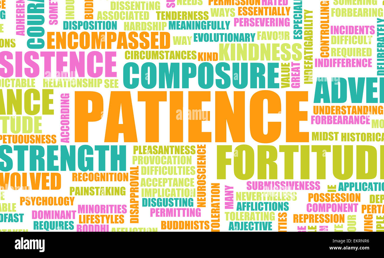 Patience is virtue hi-res stock photography and images - Alamy