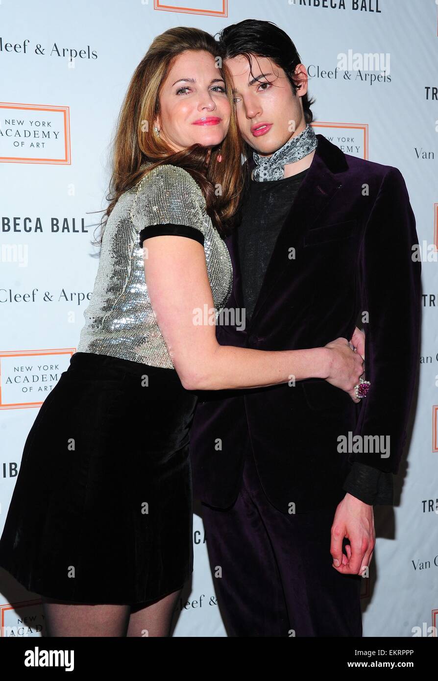 New York, NY, USA. 13th Apr, 2015. Stephanie Seymour, Harry Brant at ...
