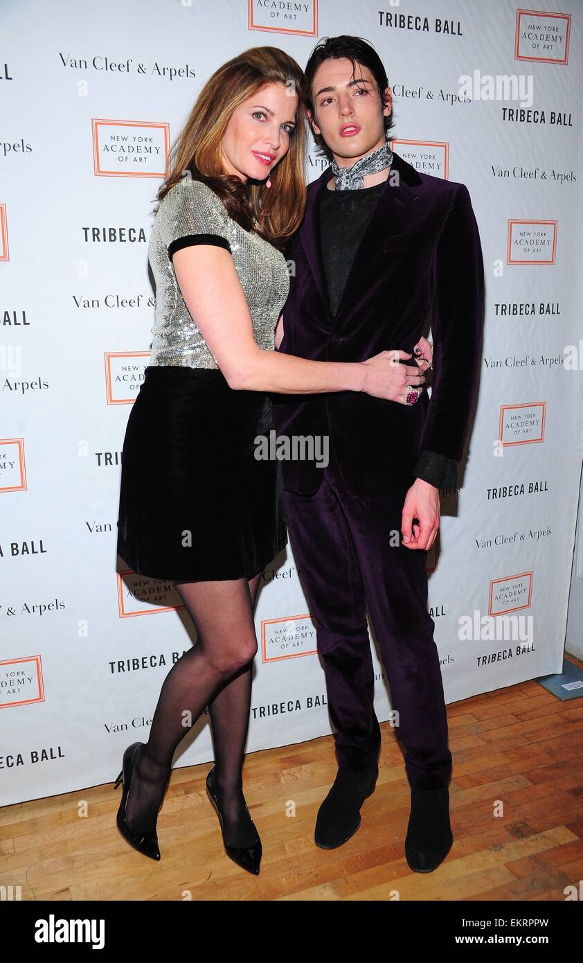 New York, NY, USA. 13th Apr, 2015. Stephanie Seymour, Harry Brant at ...