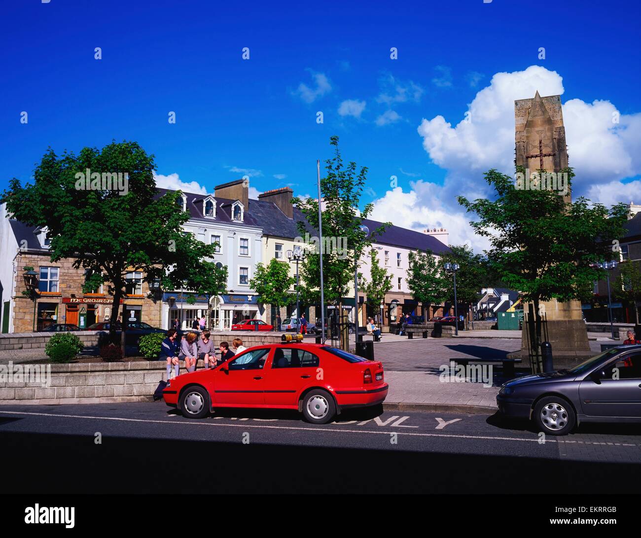 Donegal Town,Co Donegal,Ireland;View Of The Diamond Stock Photo - Alamy