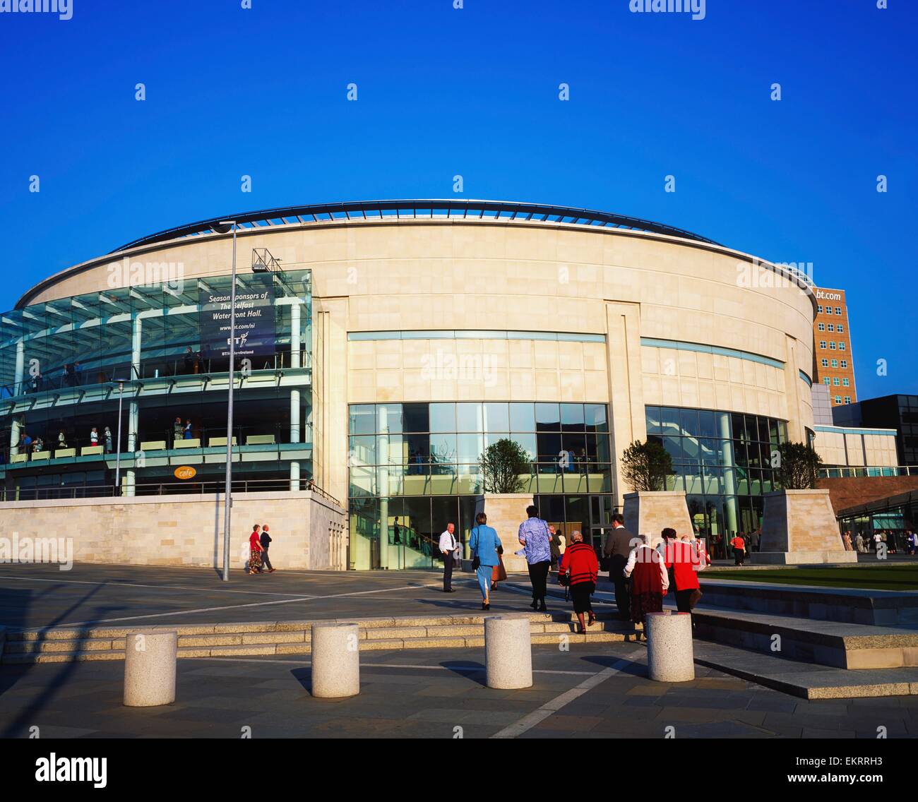Belfast,Co Antrim,Northern Ireland;The Waterfront Concert Hall Stock ...