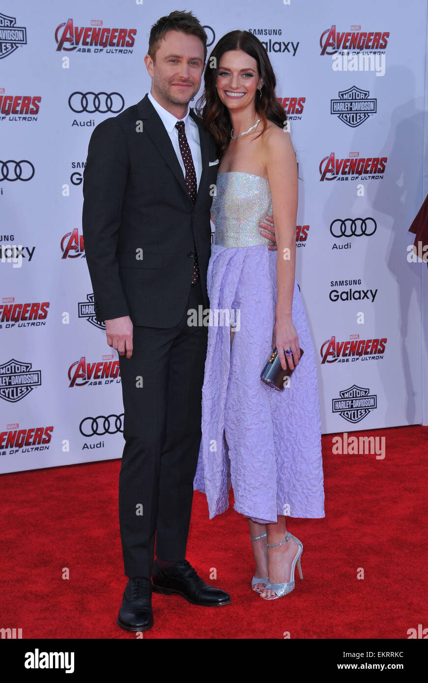 Los Angeles, California, USA. 13th Apr, 2015. Chris Hardwick, Lydia ...