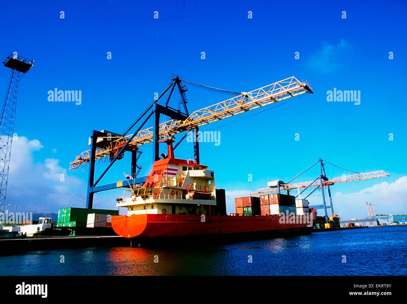 Belfast, Ireland; Container Dock Stock Photo - Alamy