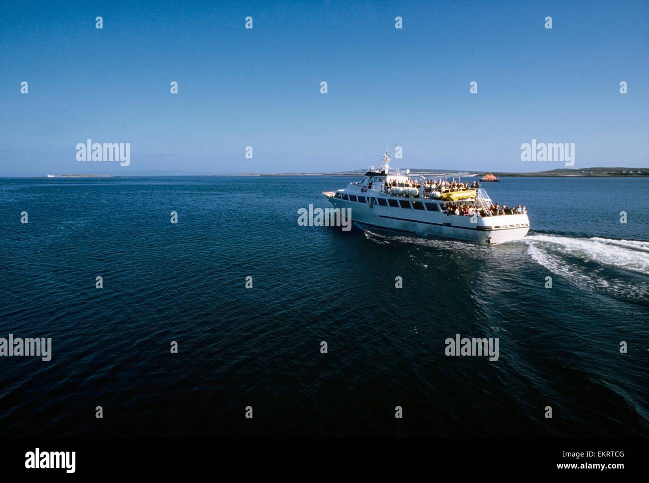 Doolin Ferry, Aran Islands, Co Galway, Ireland; Ferry In Galway Bay ...