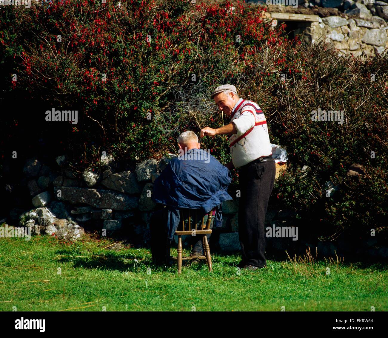 Lettermullan, Gorumna Island, Co Galway, Ireland, Local Barber Shop ...