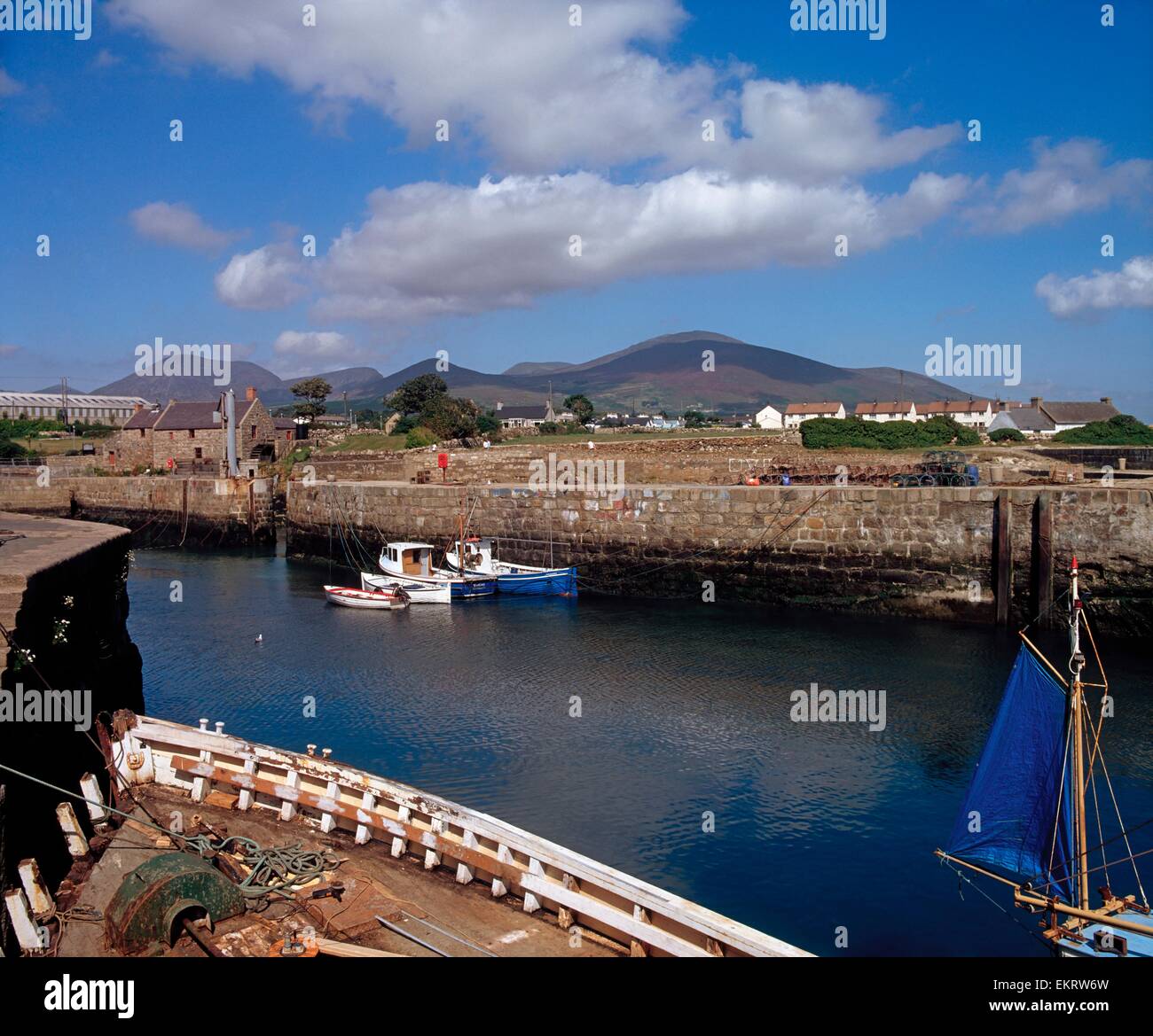 Annalong Fishing Harbour, Co Down, Northern Ireland Stock Photo - Alamy