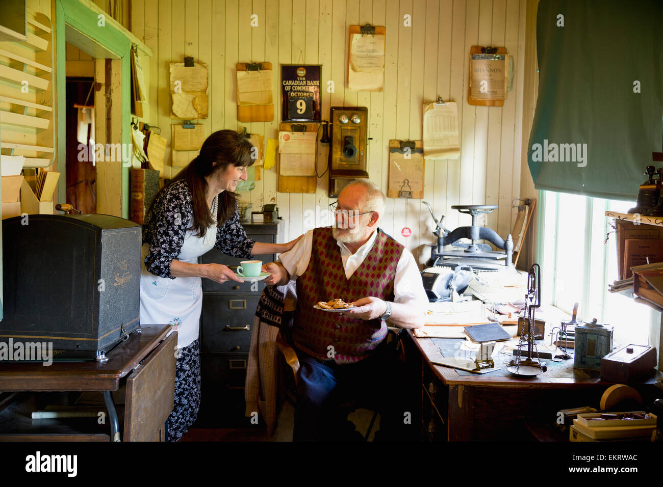 Coffee break in Kilby General Store Museum at Kilby Historic Site ...