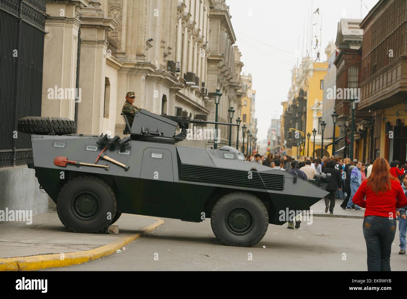 Tank; Lima, Peru Stock Photo - Alamy