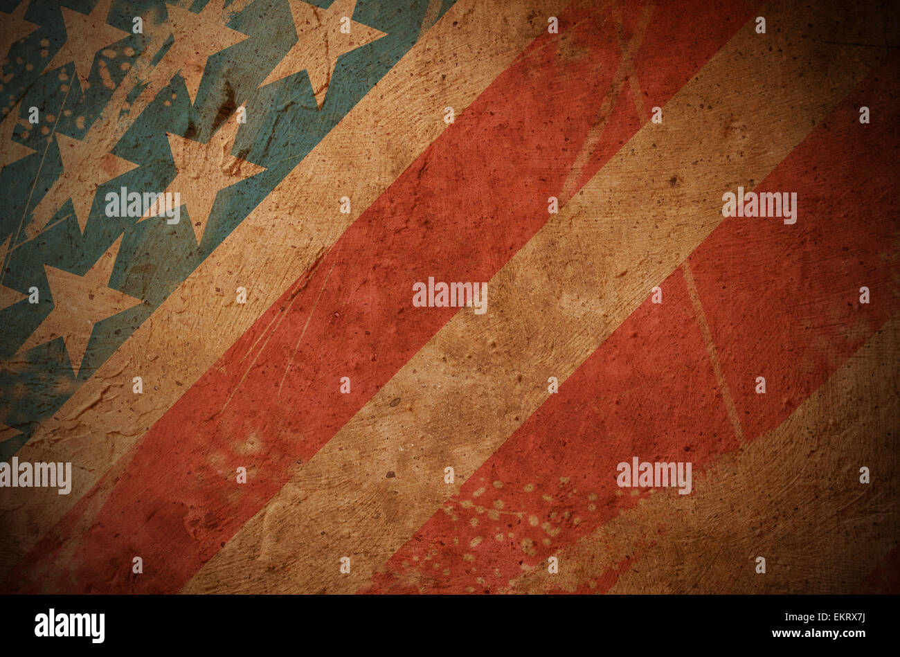Grunge wall texture with the flag of America Stock Photo - Alamy