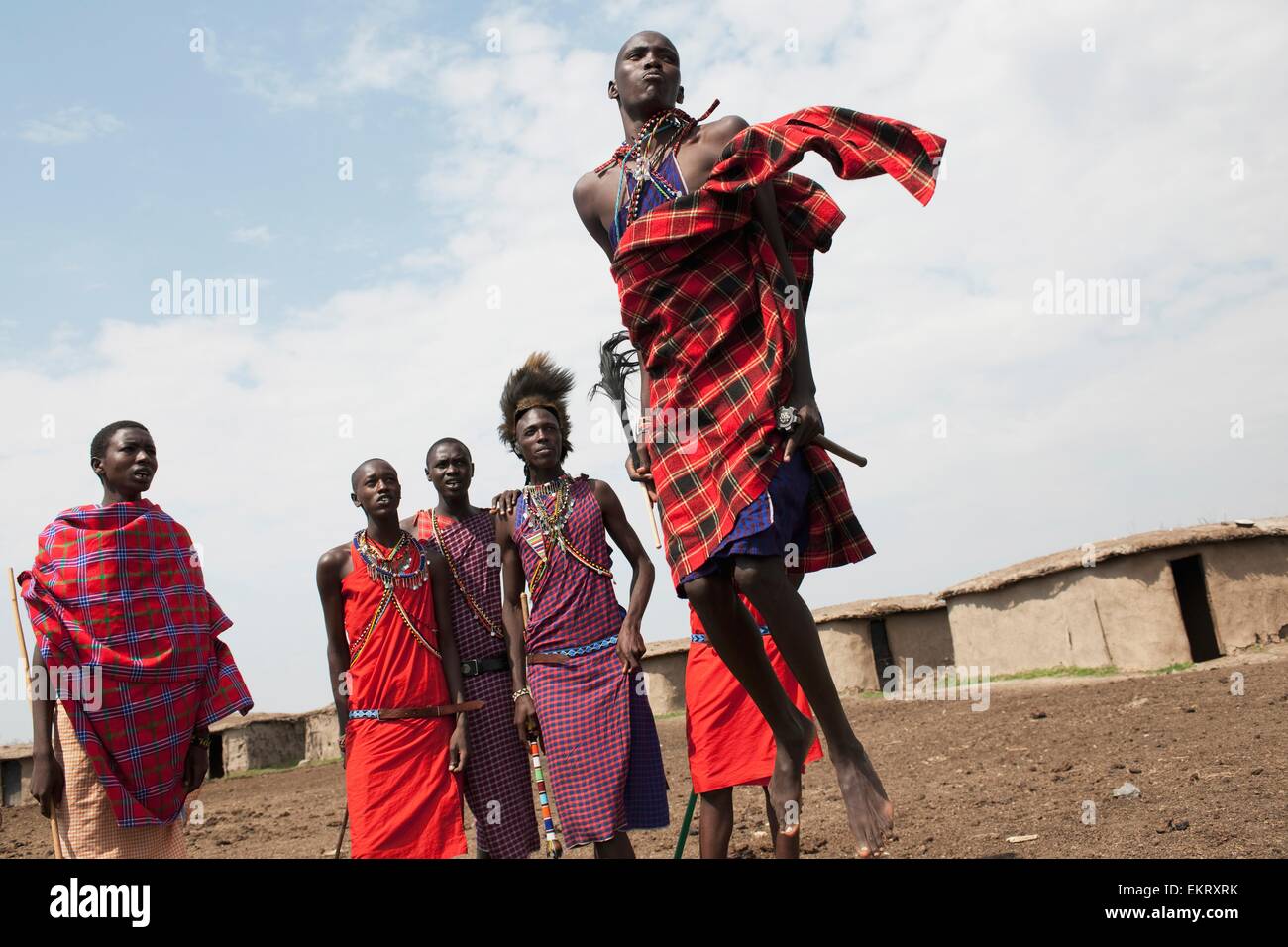 Maasai Mara Tribe, Kenya, Africa Stock Photo - Alamy