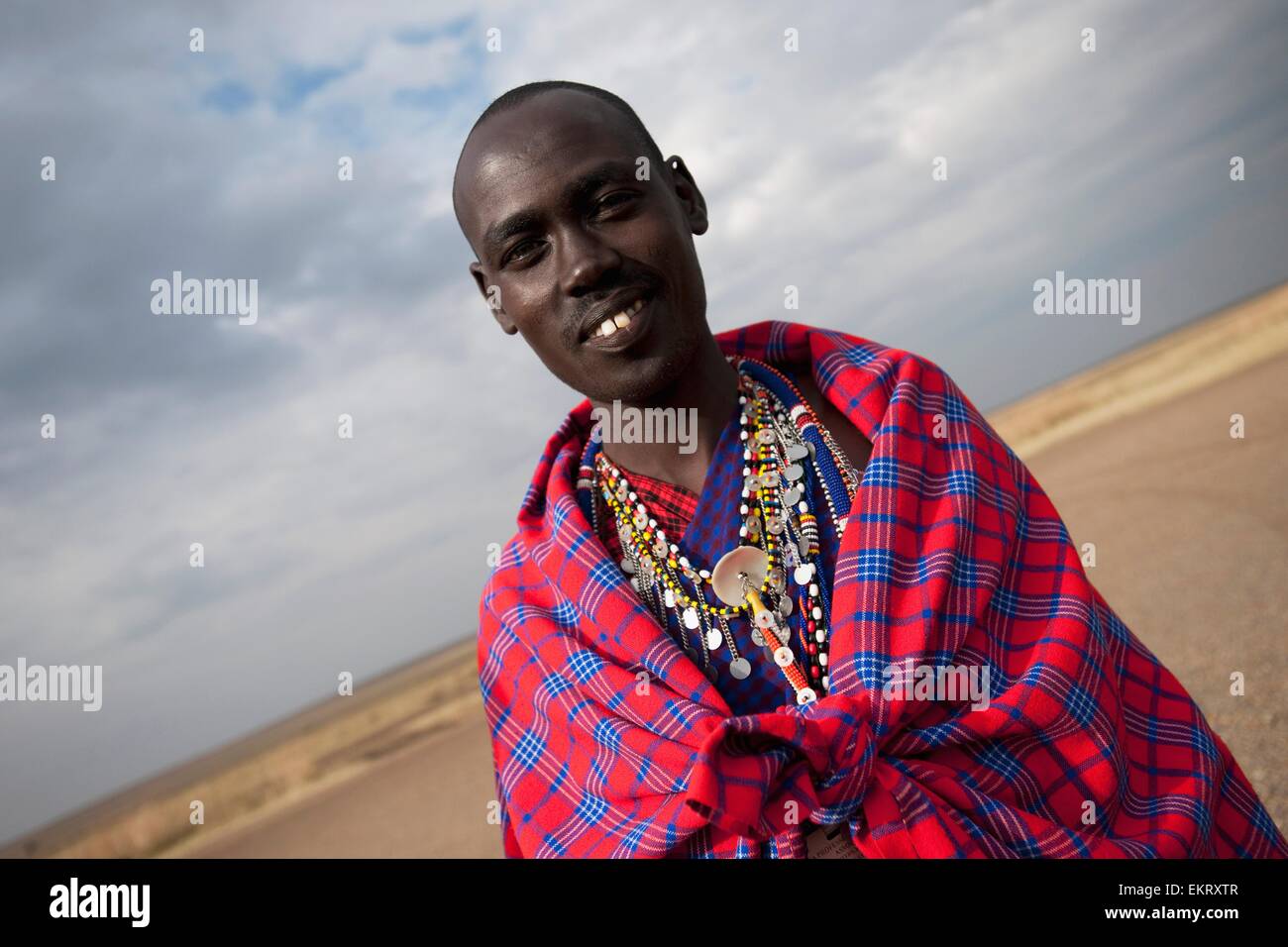 Maasai man standing outdoors hi-res stock photography and images - Alamy