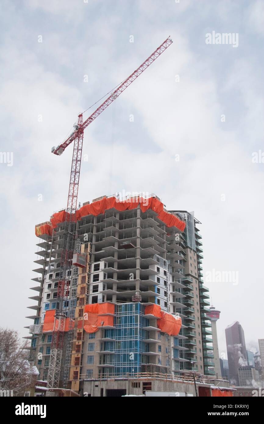Construction, Calgary, Alberta, Canada Stock Photo - Alamy