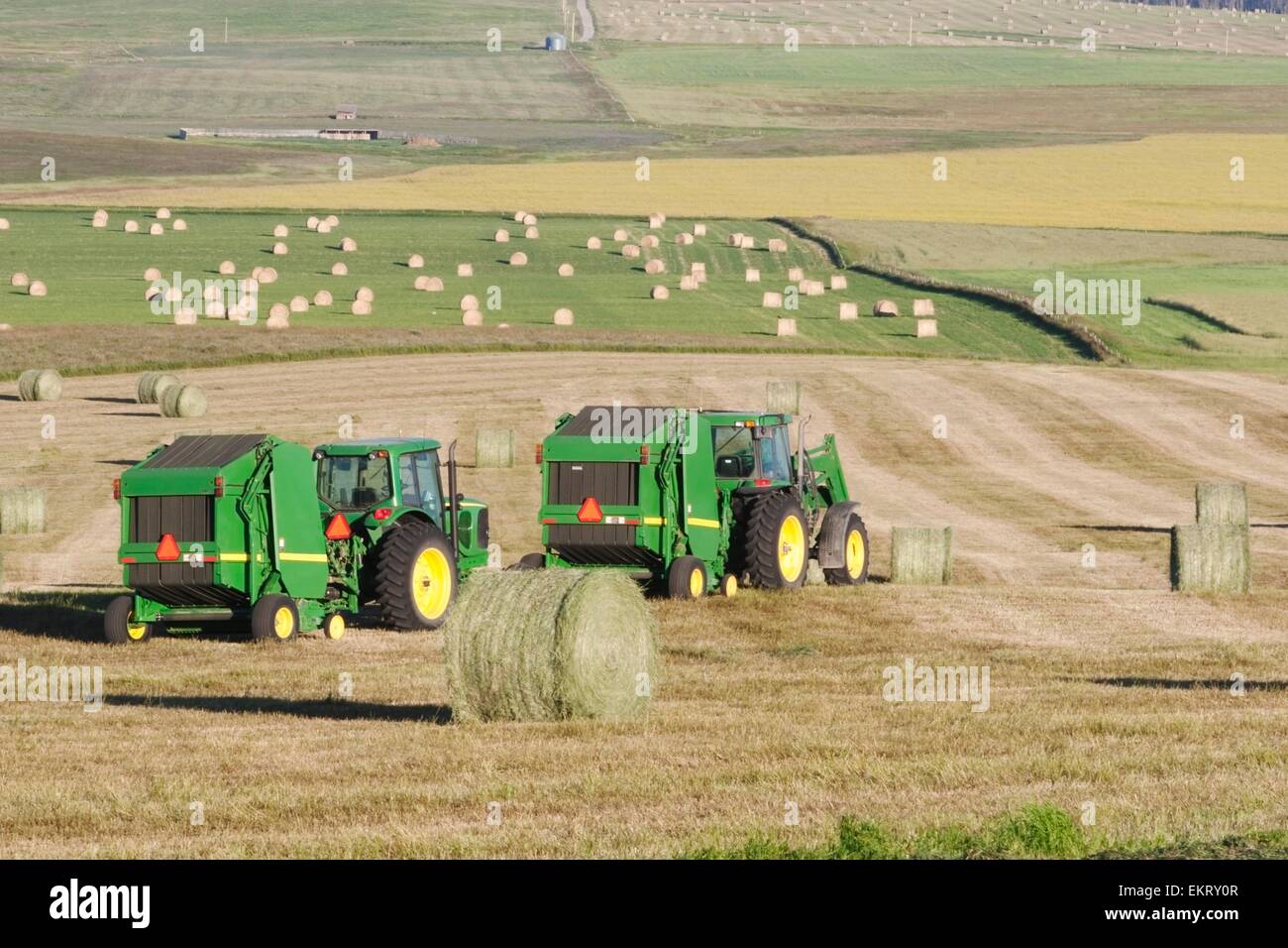 Tractors balers hi-res stock photography and images - Alamy