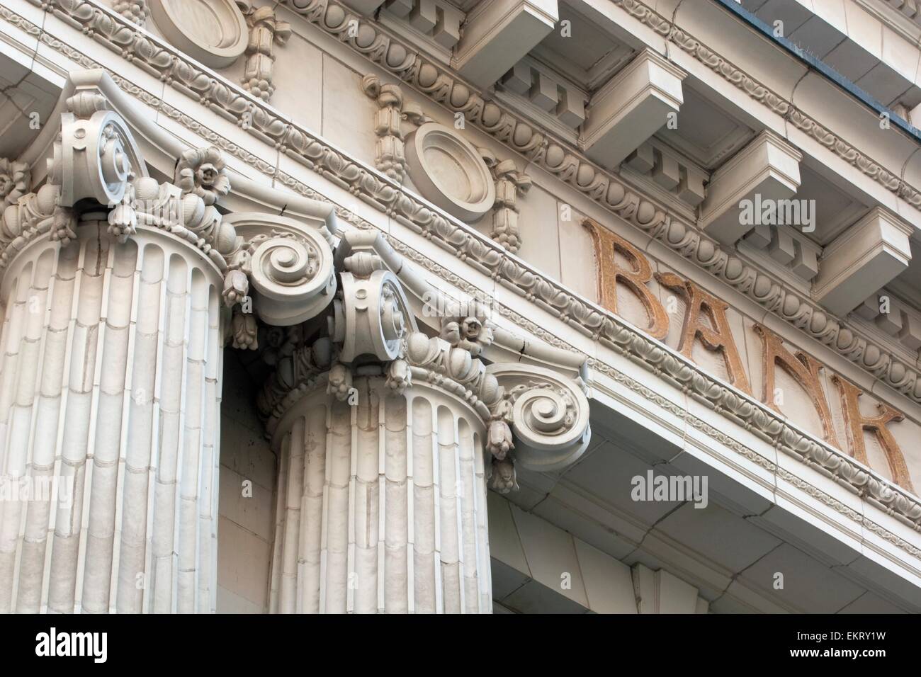 Old Bank Building Stock Photo - Alamy