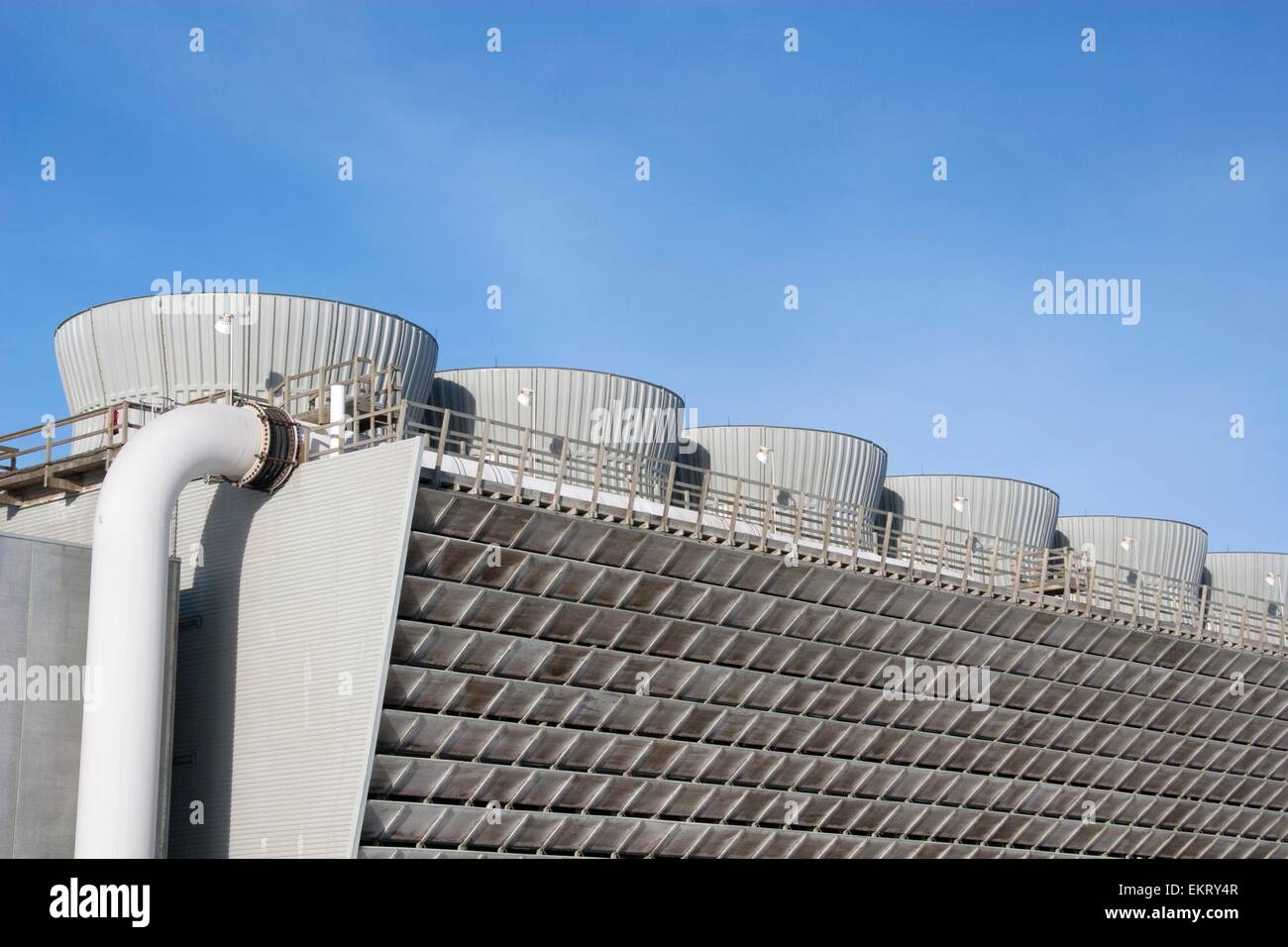 Cooling Tower At A Gas Plant Stock Photo - Alamy