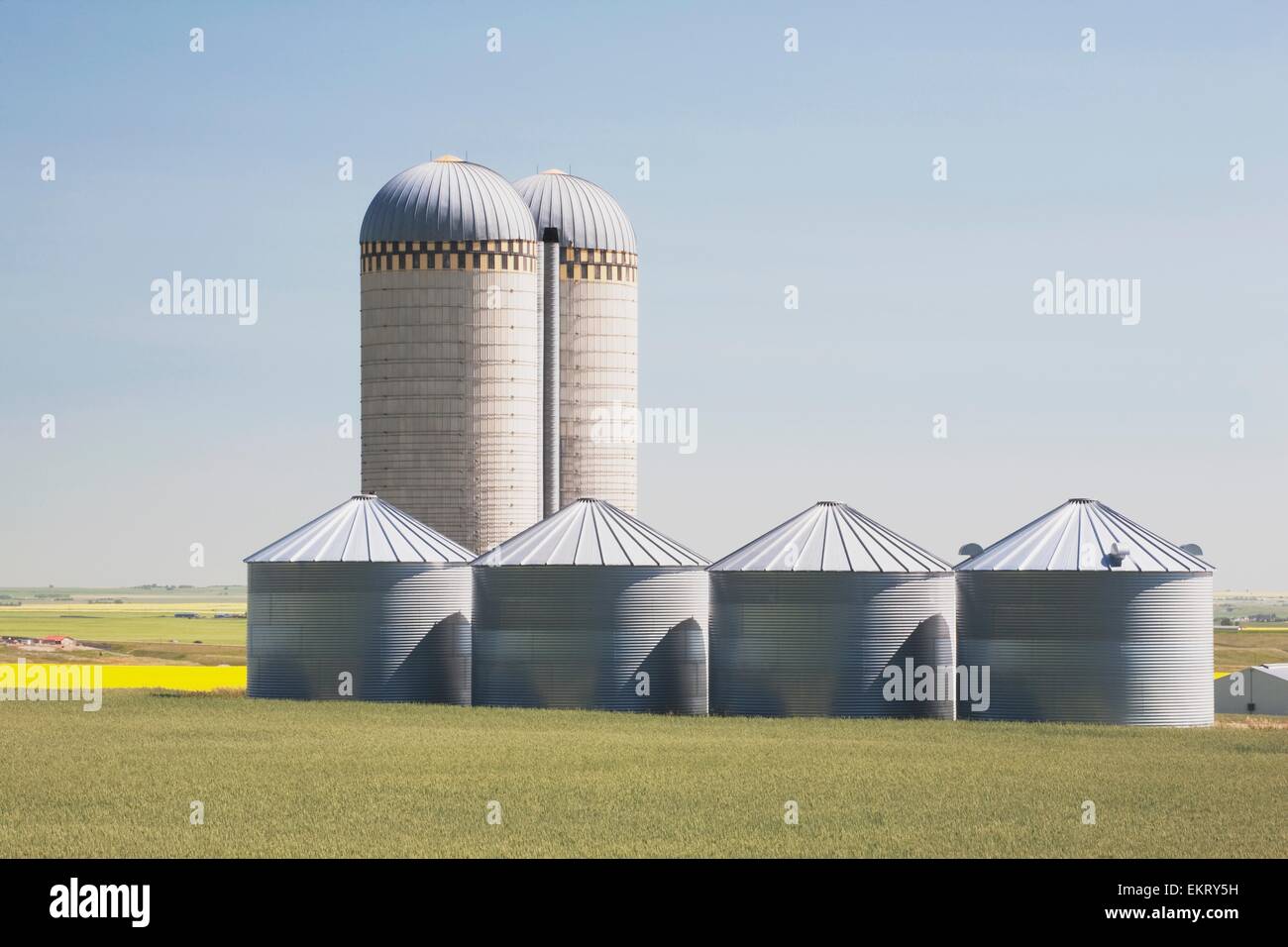 Five silos hi-res stock photography and images - Alamy