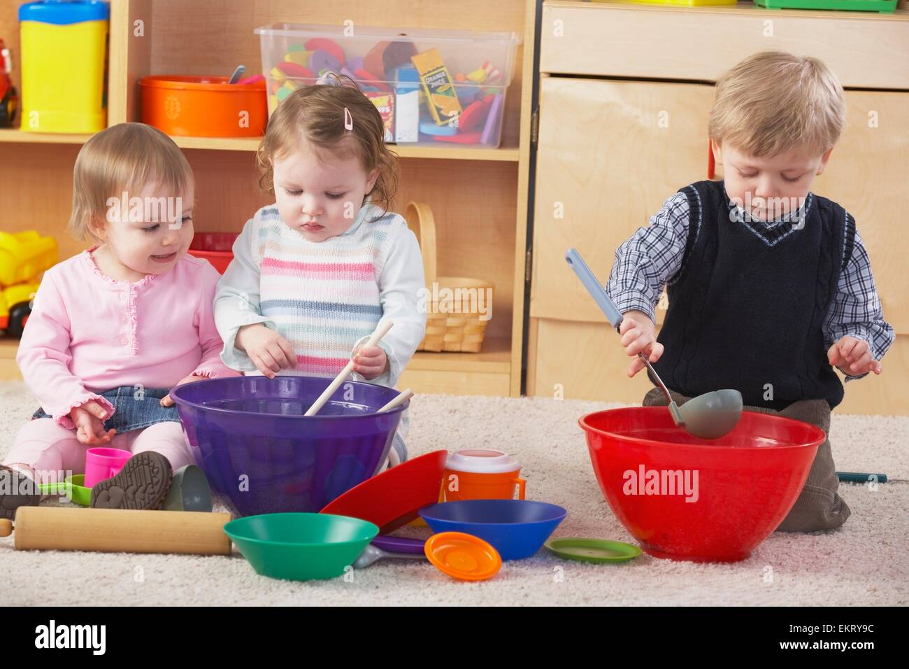 Knoxville, Tennessee, United States Of America; Three Young Children ...