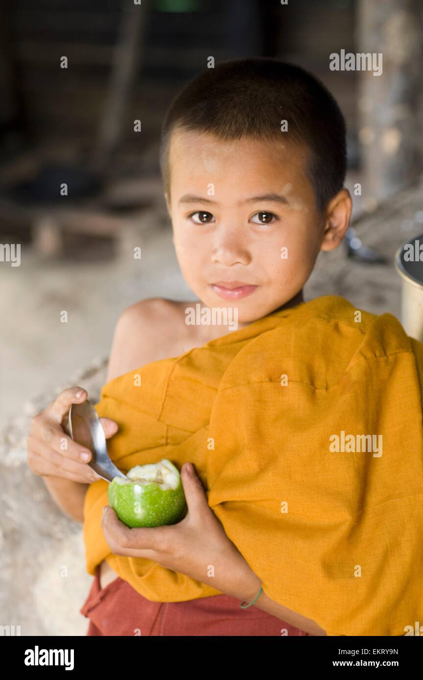 A Buddhist Child Stock Photo - Alamy
