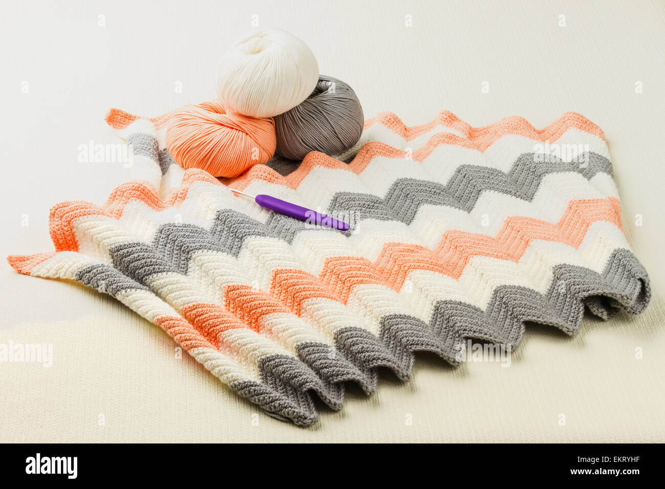 rolls of soft knitting yarn, knitting, ‪knitprowave on white background ...