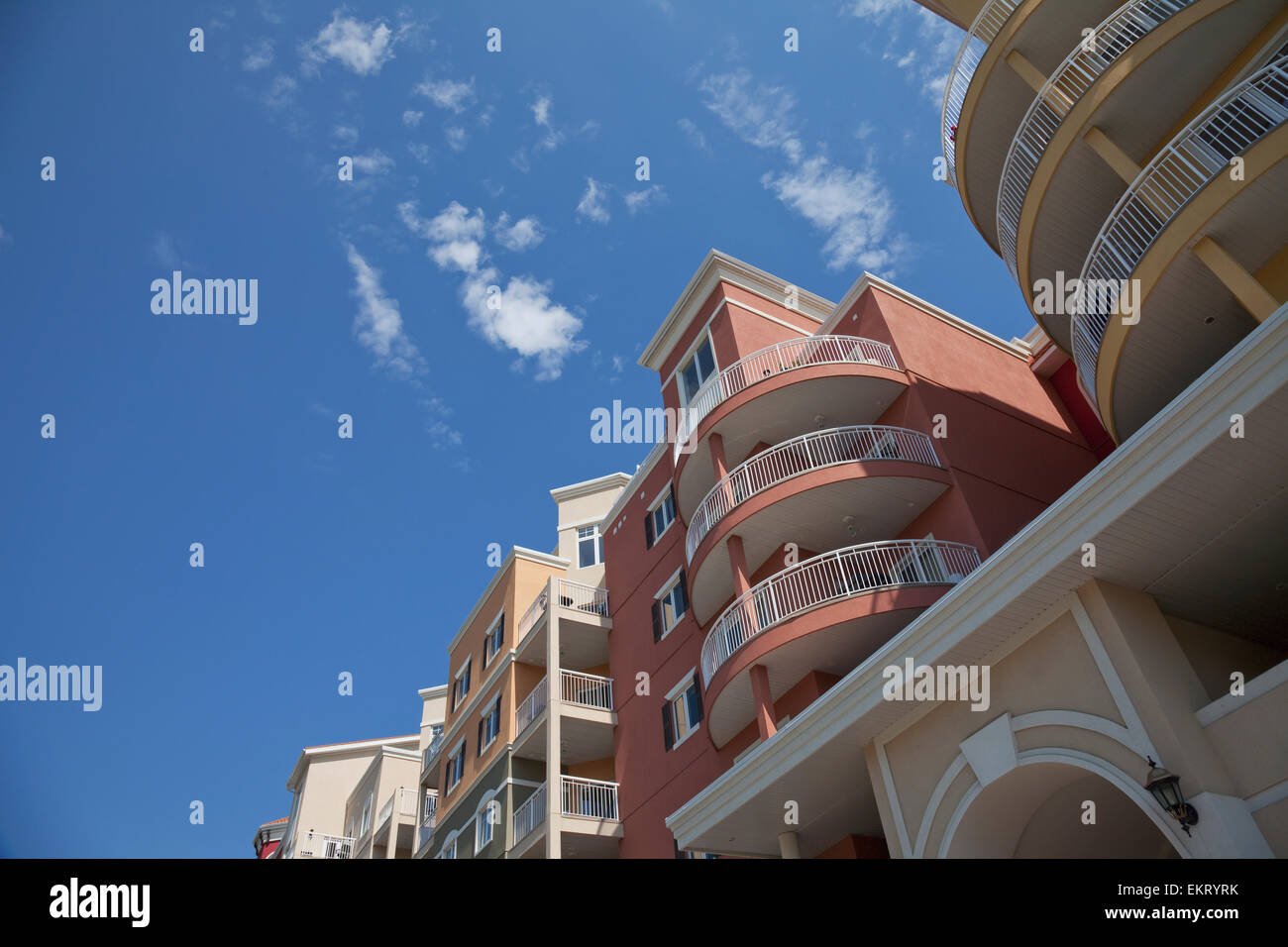 High rise building balcony railings in hi-res stock photography and ...