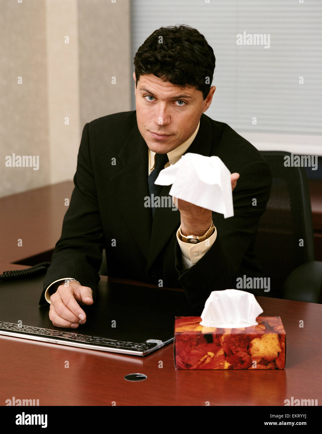 Men desk tissue hi-res stock photography and images - Alamy