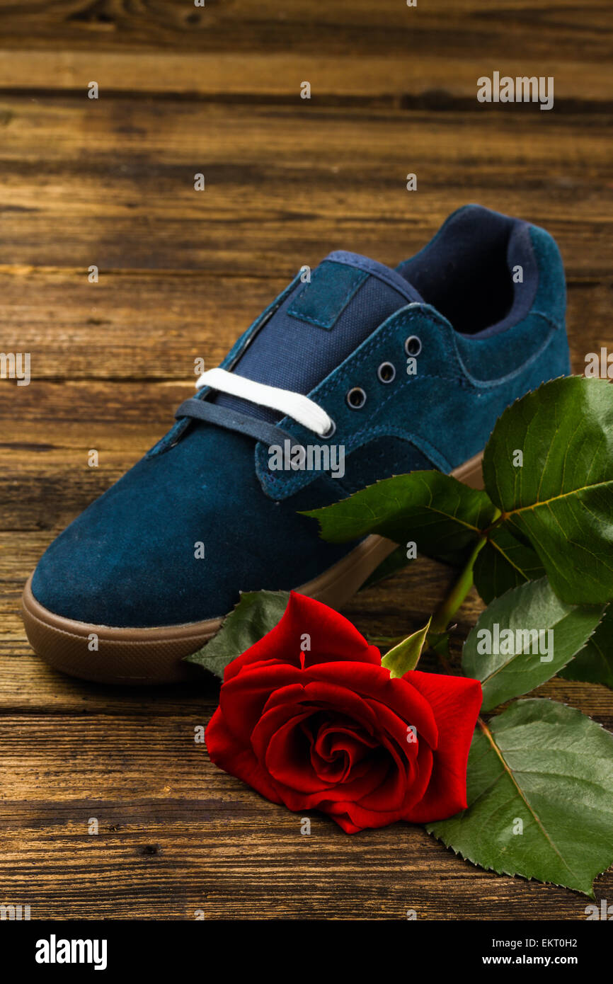 Dark blue shoe hi-res stock photography and images - Alamy