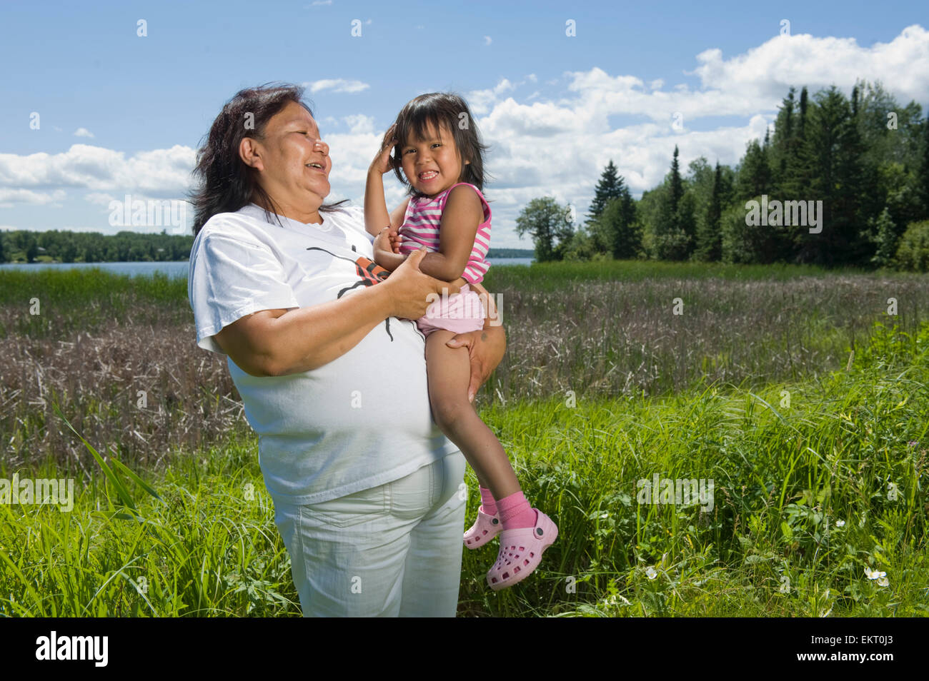 Grandmother grand daughter indian hi-res stock photography and images ...