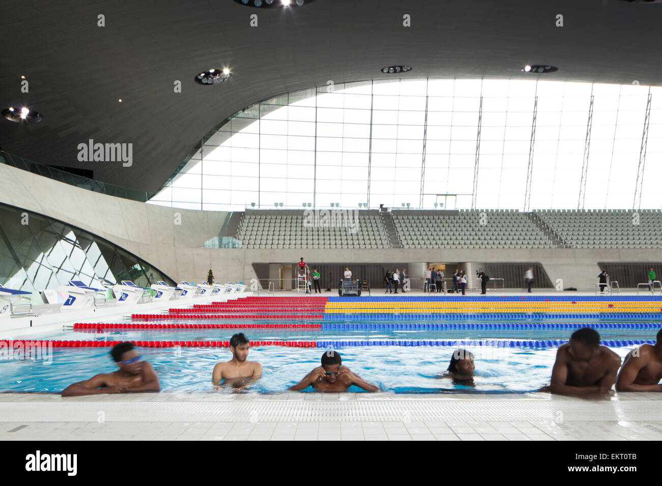 Olympic pool stratford interior hi-res stock photography and images - Alamy